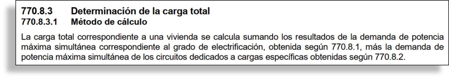 Coeficientes de simultaneidad para circuitos específicos – electroestudio